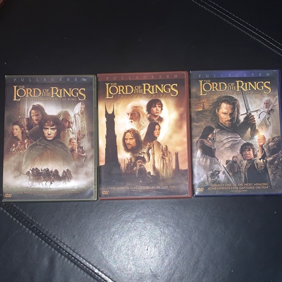 Media | The Lord Of The Rings Dvd Trilogy Set | Poshmark